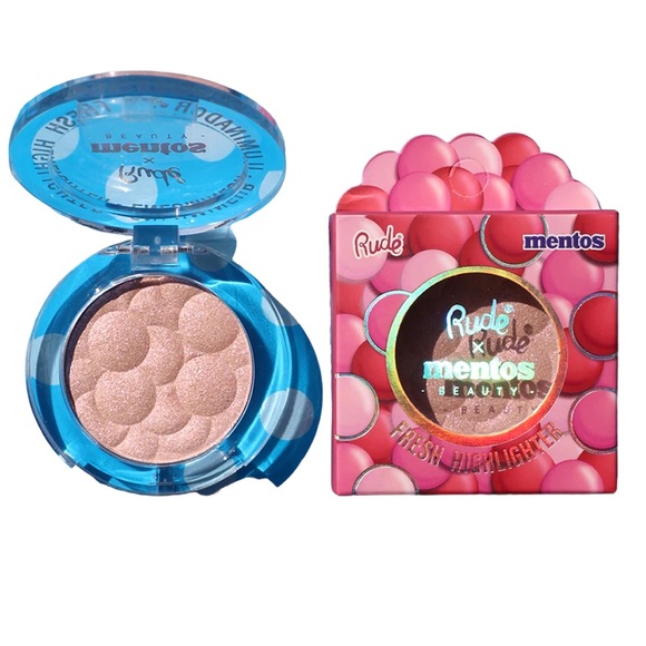 RUDE | Makeup | New Rude Cosmetics X Mentos Rose Gold Glow Bright ...